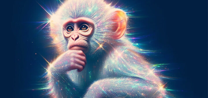 Glitter Monkey Simply Me Being Me